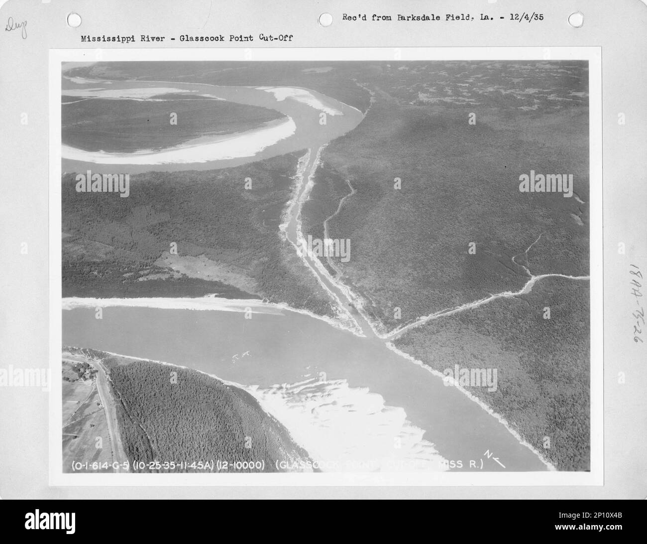 Mississippi - Mississippi River, Aerial Photograph Stock Photo - Alamy