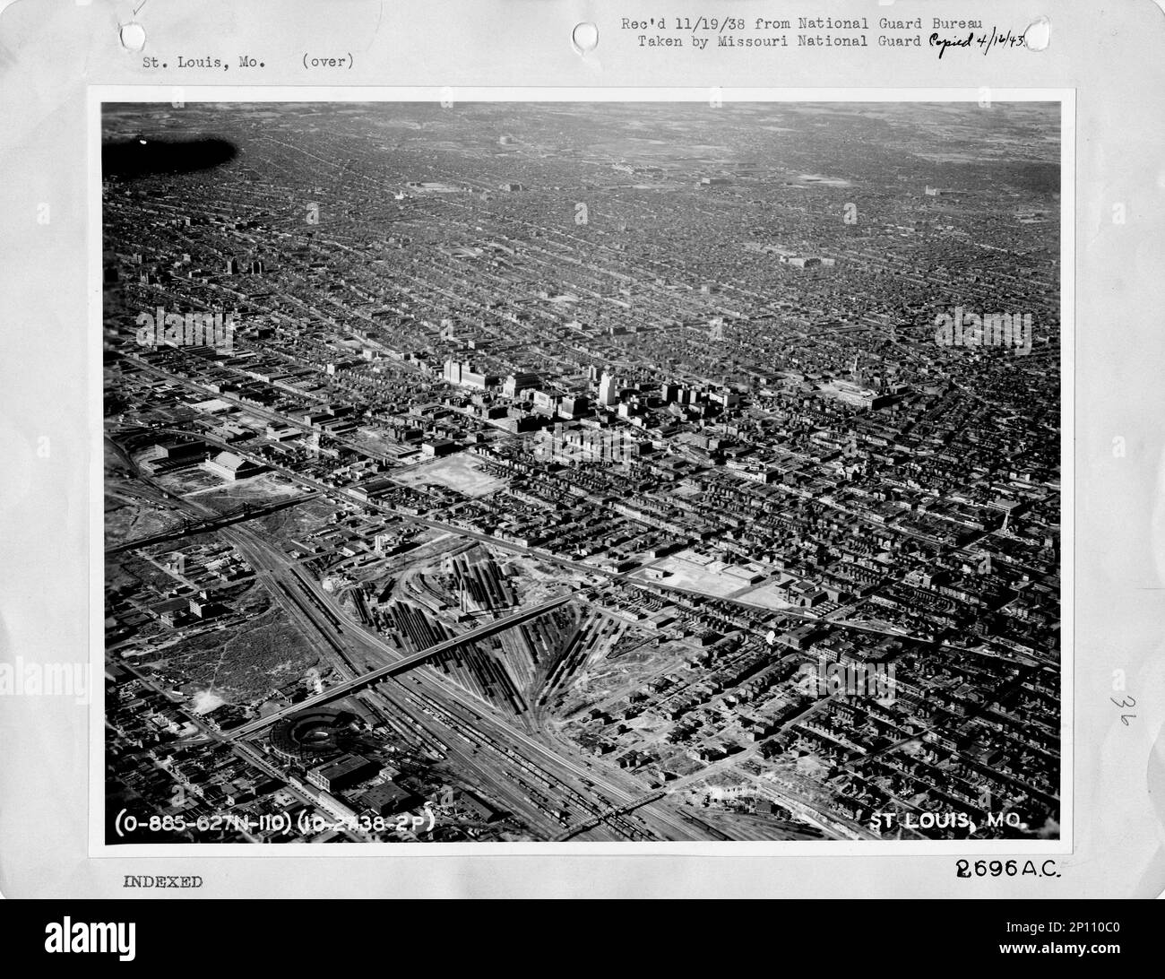 Missouri - St. Louis, Aerial Photograph Stock Photo - Alamy