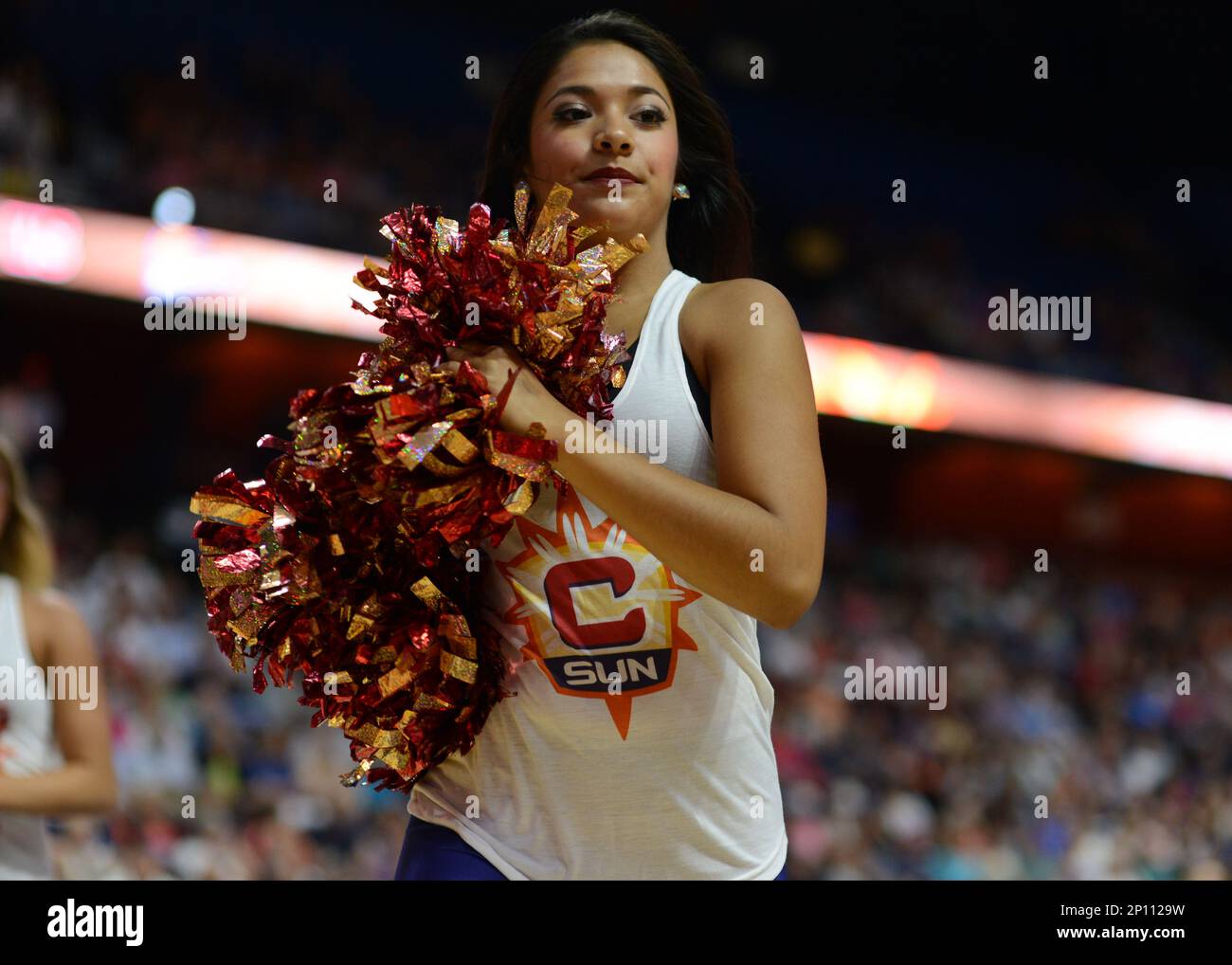 September 2, 2016: Connecticut Sun Solar Power Dance Team member during ...