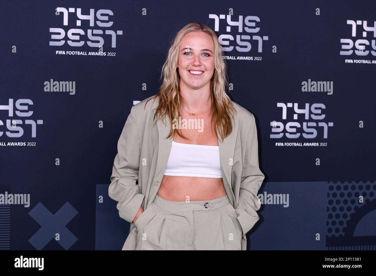 Paris, France - February 27: English football player Beth Mead poses ...