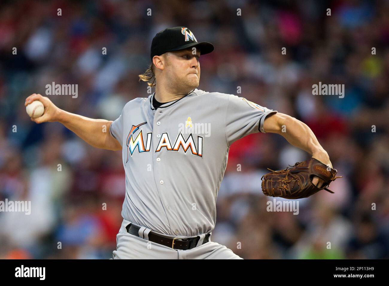 02 September 2016: Miami Marlins Starting pitcher Andrew Cashner (48 ...