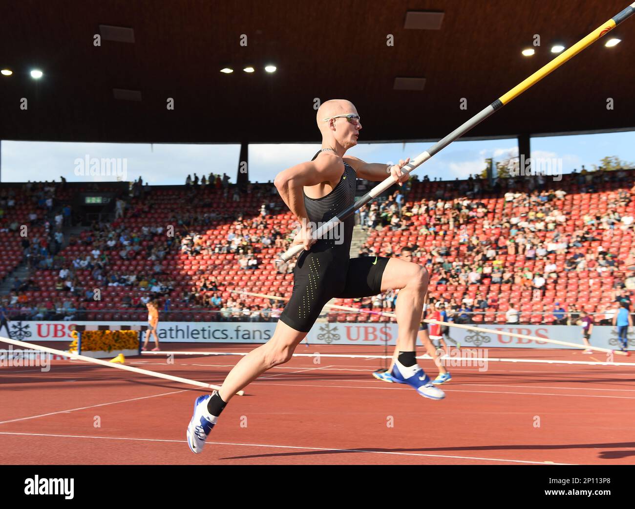 Sep 1, 2015; Zurich, SWITZERLAND; Sam Kendricks (USA) ties for first in ...