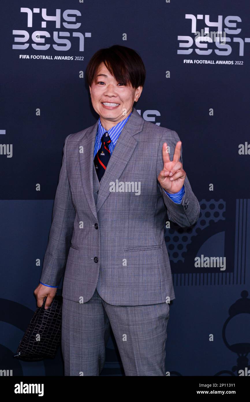 Paris, France - February 27: Former Japanese football player Aya Miyama ...