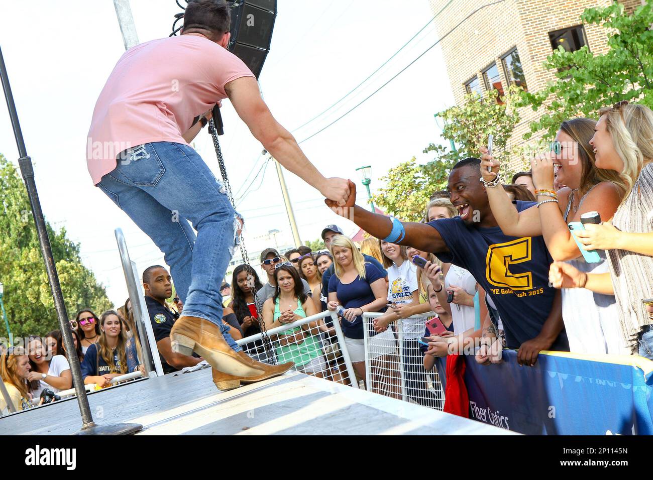 Sep. 01, 2016: Chattanooga Mocs fans during a concert by Dylan Scott ...