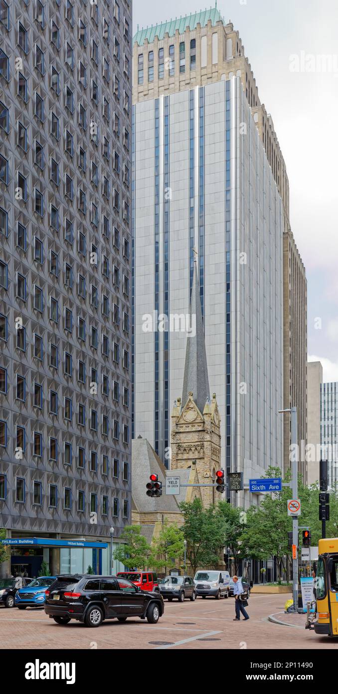 Pittsburgh Downtown: First Lutheran Church’s rusticated stone gothic ...