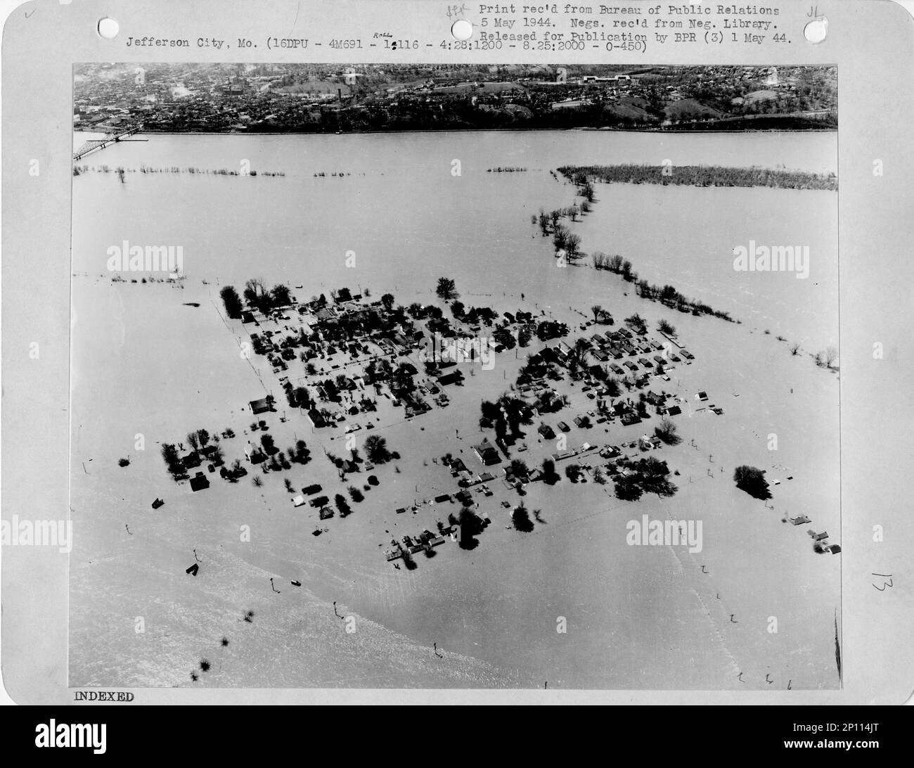 Missouri - Jefferson City, Aerial Photograph Stock Photo - Alamy