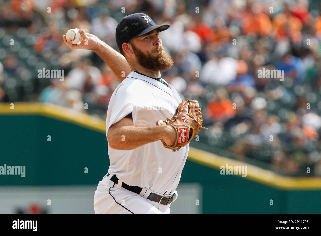 August 31, 2016: Detroit Tigers relief pitcher Kyle Ryan (56) pitches ...