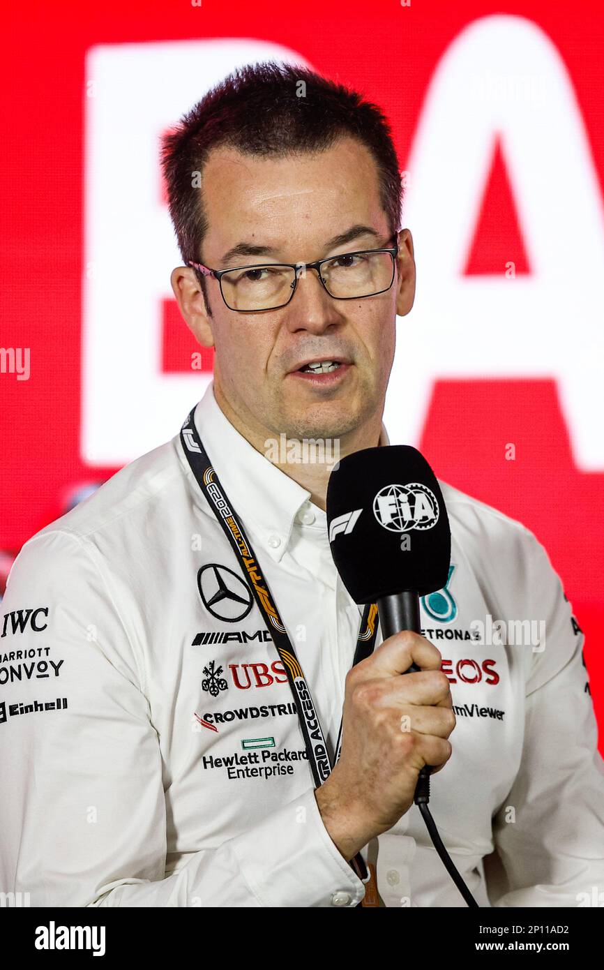 ELLIOTT Mike, Technical Director of Mercedes AMG F1 Team, portrait ...