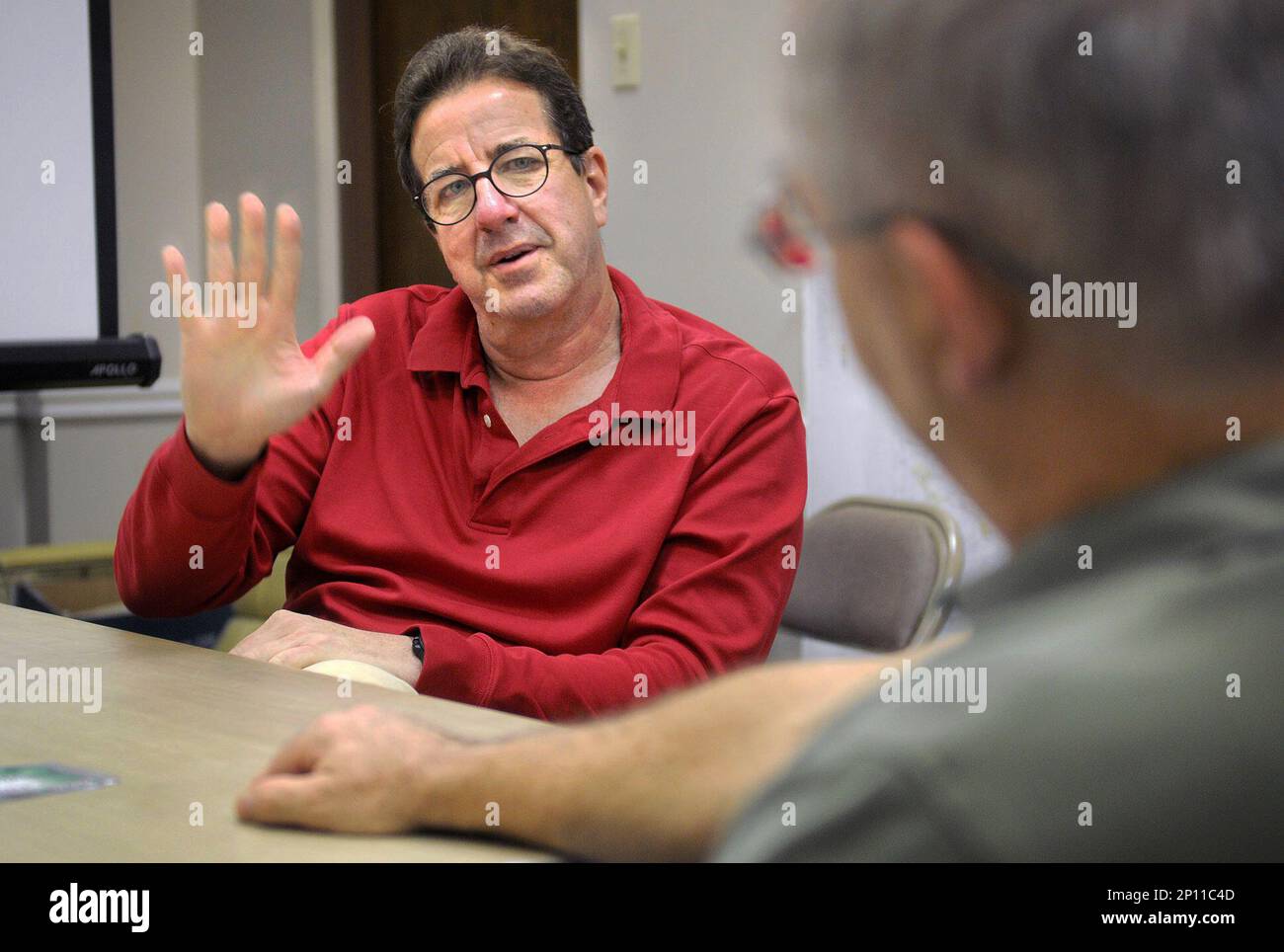In an Aug. 22, 2016 photo, Fran Feyock, left, and Richard Schroeder ...