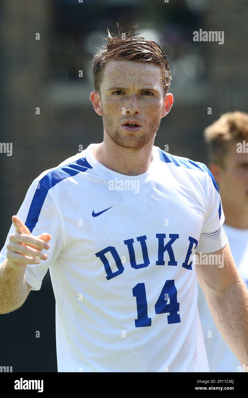28 August 2016: Duke's Ryan Thompson. The Duke University Blue Devils ...