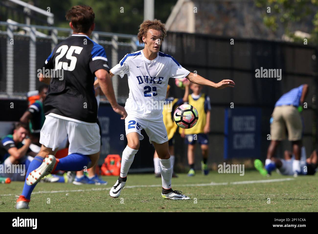 28 August 2016: Duke's Brandon Williamson (29). The Duke University ...