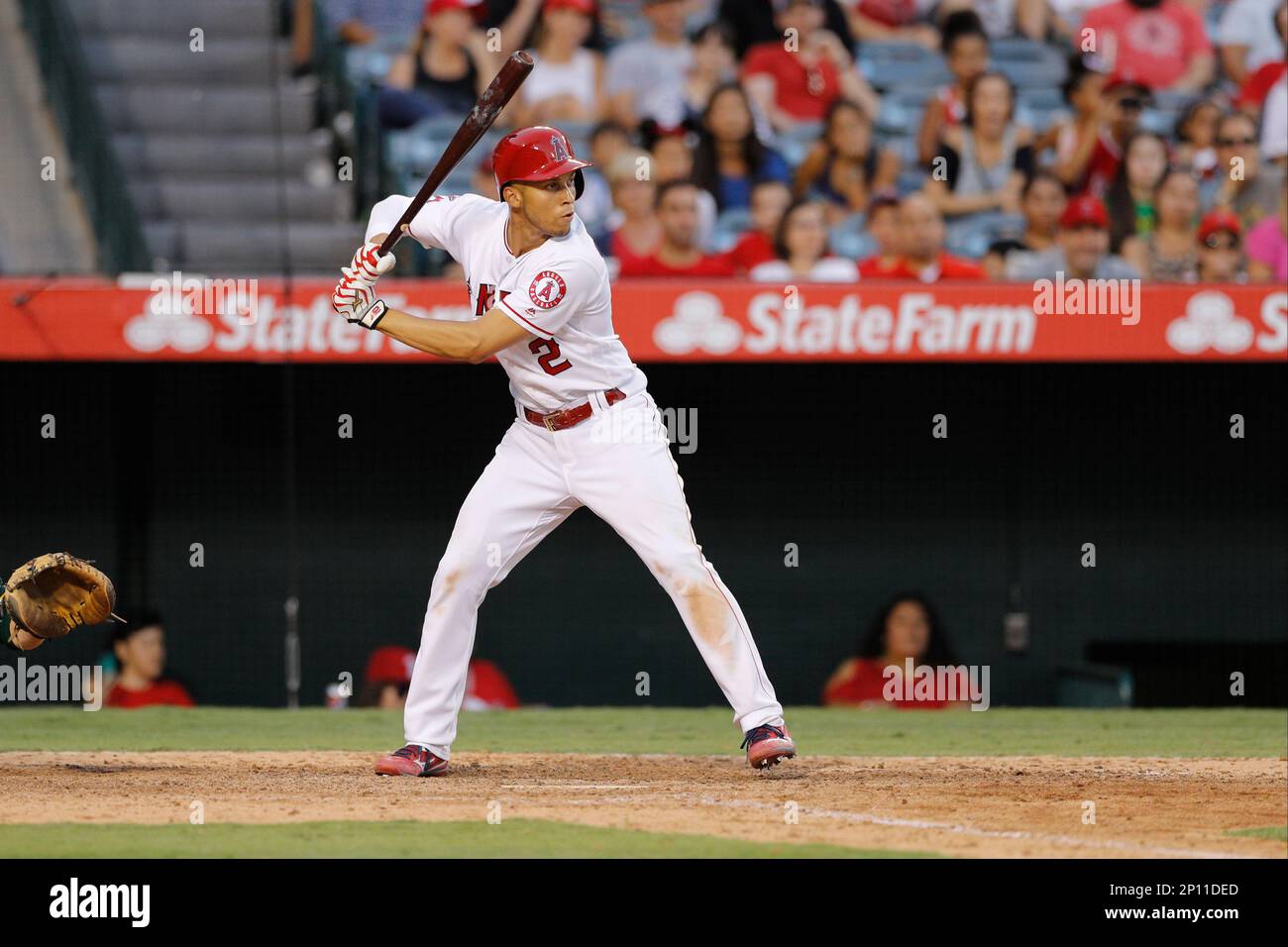 August 4, 2016: Los Angeles Angels shortstop Andrelton Simmons (2 ...