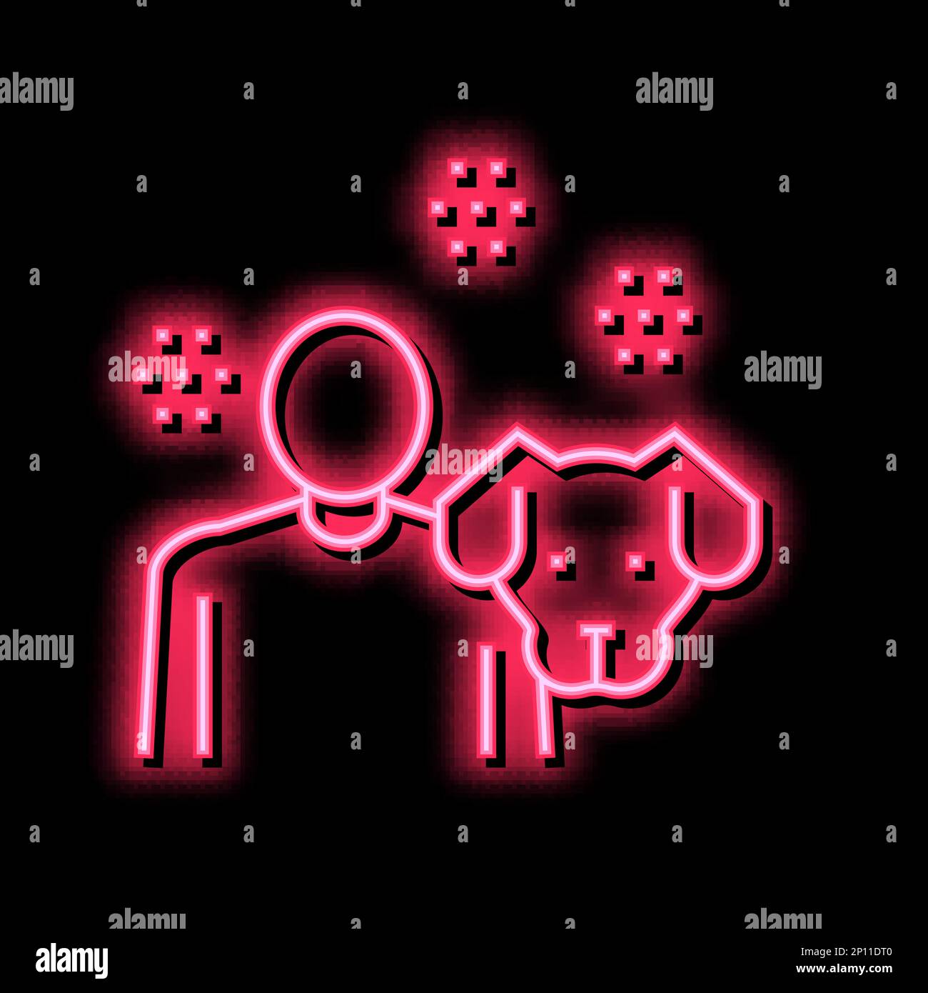 dog owner neon glow icon illustration Stock Vector Image & Art - Alamy