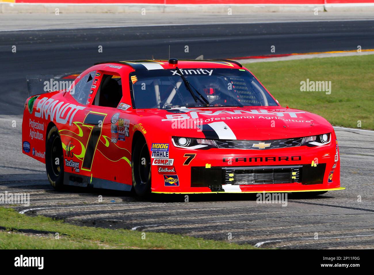 Justin Allgaier during qualifying for the NASCAR Xfinity Series Road ...