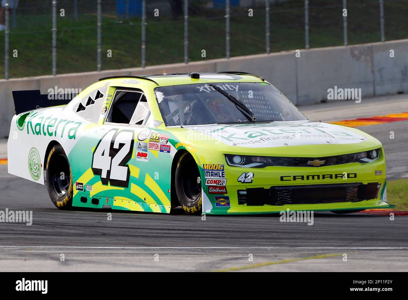 Justin Marks during practice for the NASCAR Xfinity Series Road America ...