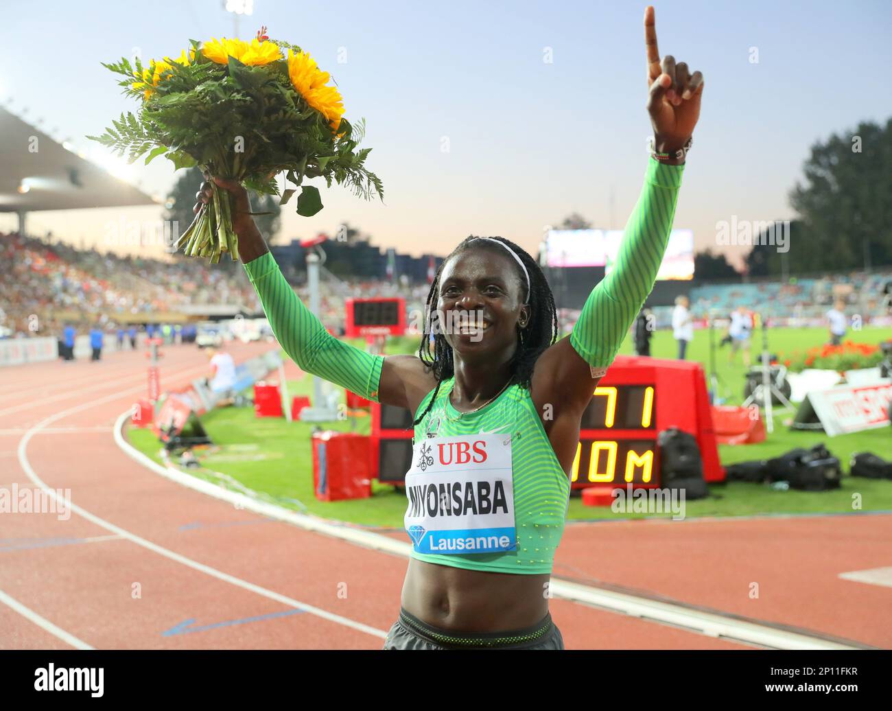 Aug 25, 2016; Lausanne, Switzerland; Francine Niyonsaba (BDI ...