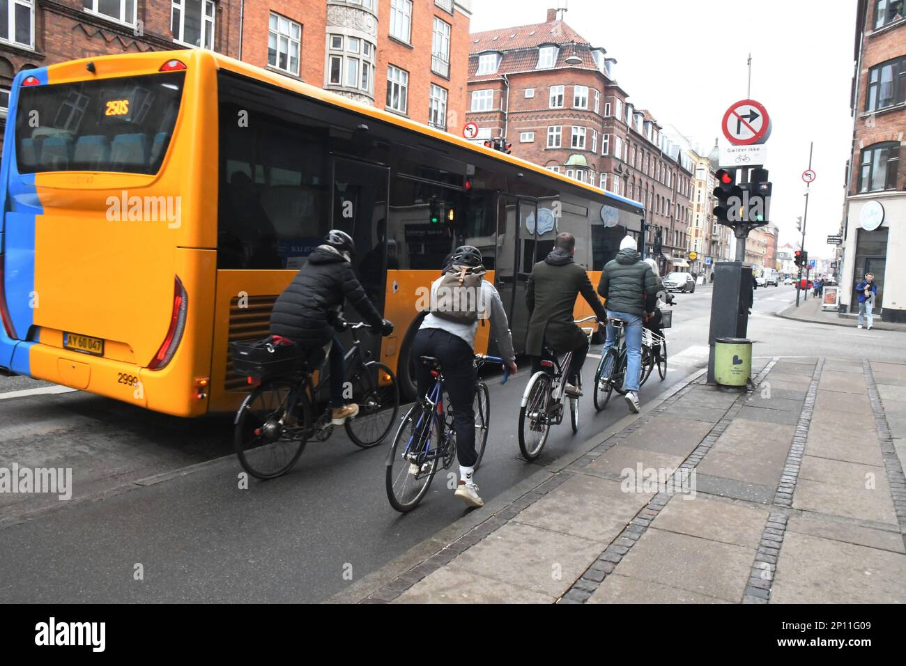Copenhagen/Denmark/03 March 2023/ Danes as biker nation and use biketo ...