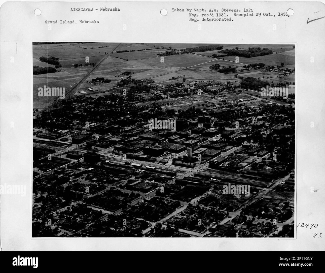 Nebraska aerial Black and White Stock Photos & Images - Alamy