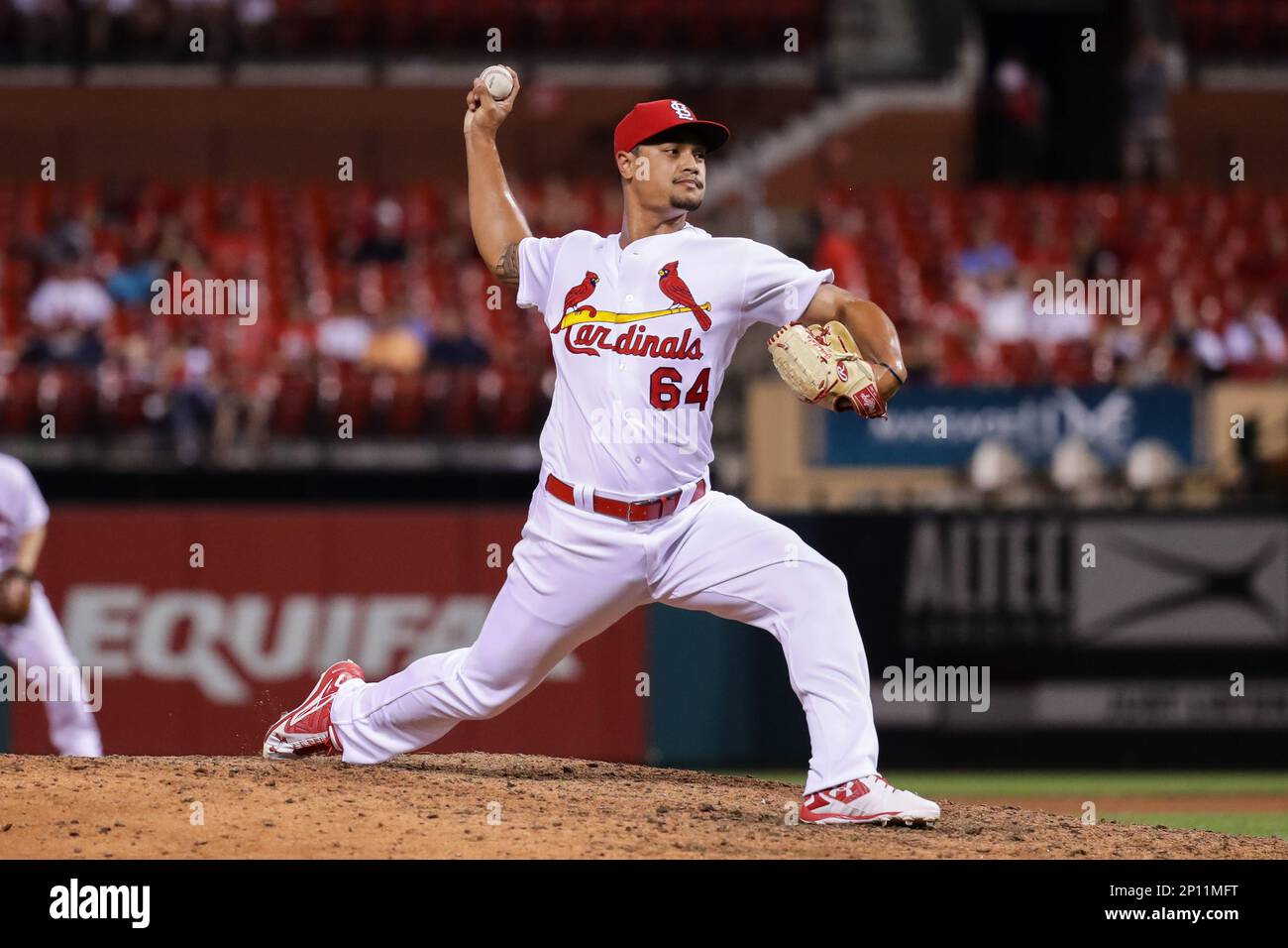 August 25, 2016: St. Louis Cardinals Pitcher Sam Tuivailala (64) [8381 ...