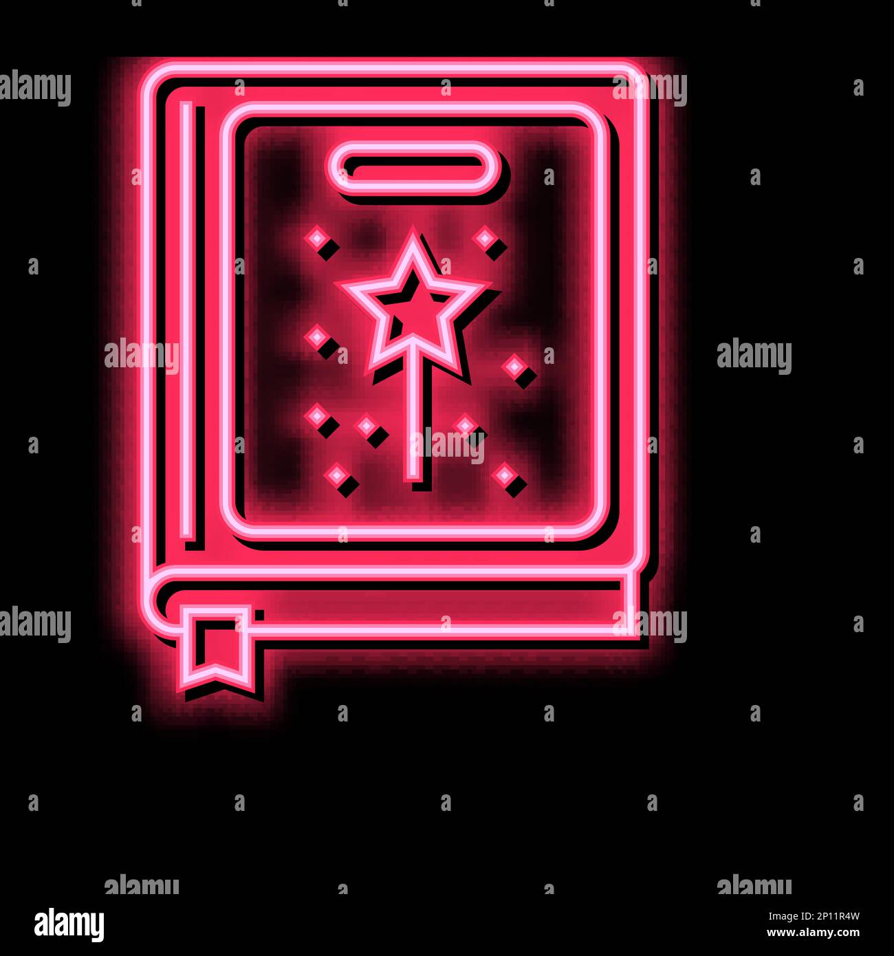 fairy tale genre neon glow icon illustration Stock Vector Image & Art ...