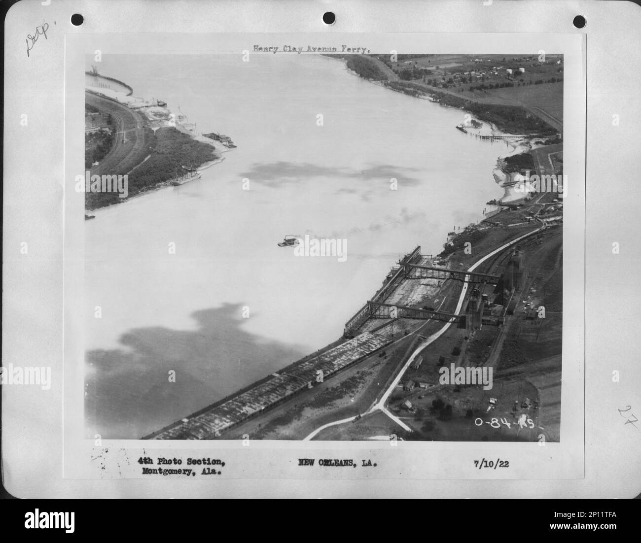 Louisiana - New Orleans, Aerial Photograph Stock Photo - Alamy