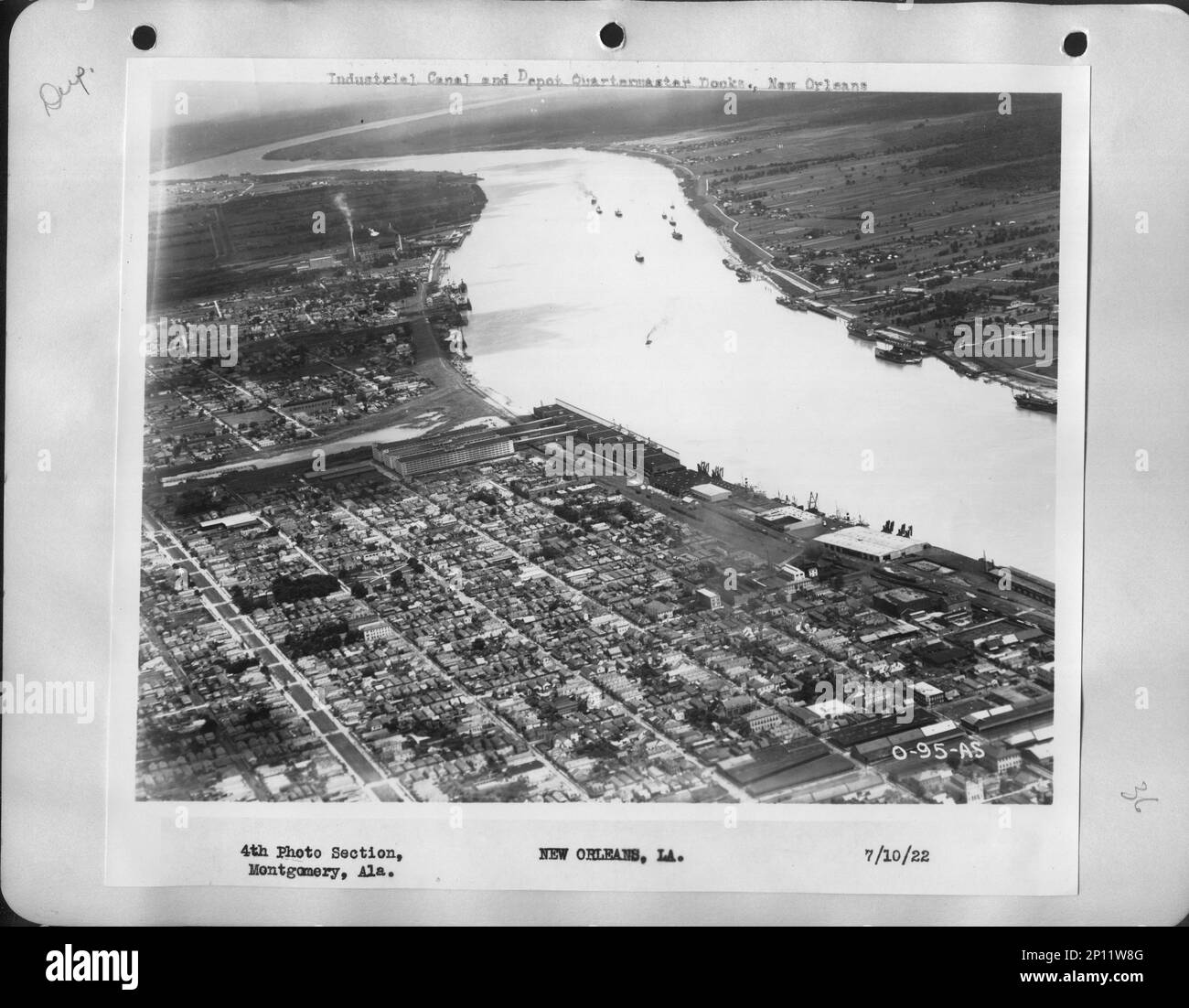 Louisiana - New Orleans, Aerial Photograph Stock Photo - Alamy