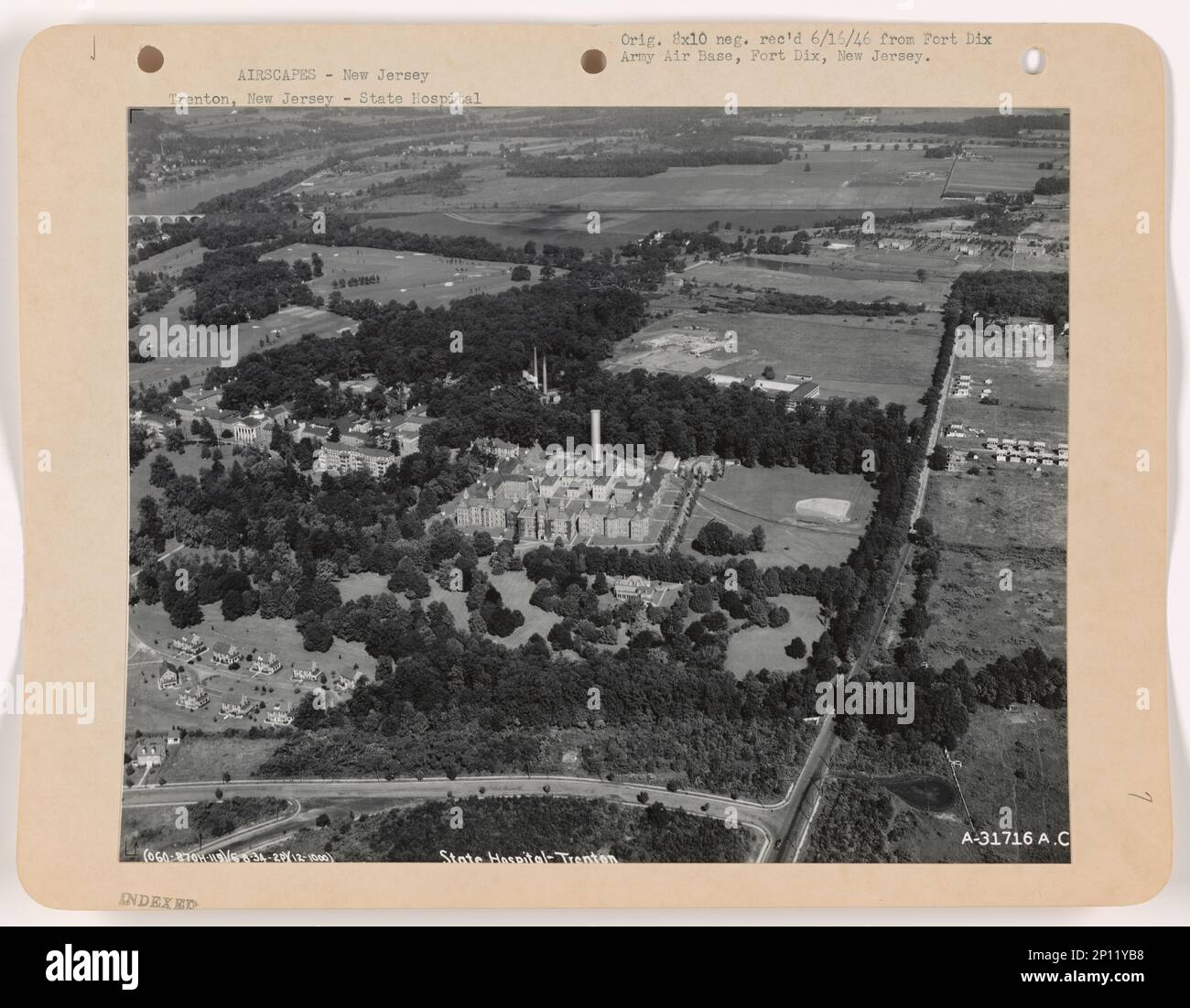 New Jersey - Trenton, Aerial Photograph Stock Photo - Alamy