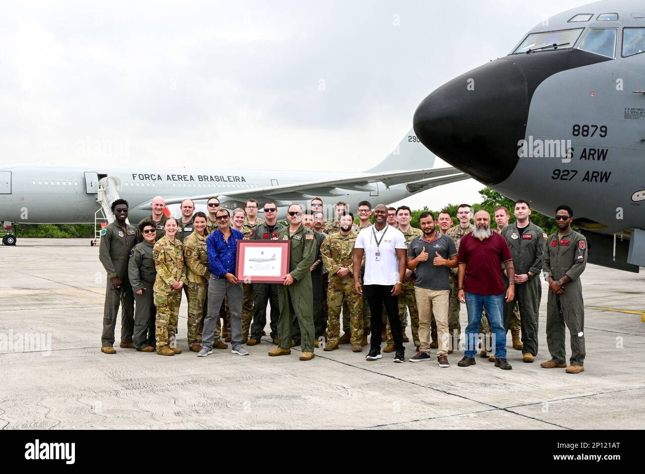 Service members from the 50th Air Refueling Squadron, MacDill Air Force ...