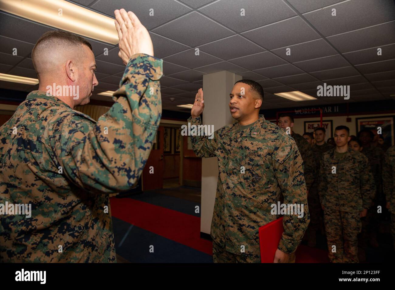 U.S. Marine Corps Chief Warrant Officer 3 Darnell A. Gervais, the ...