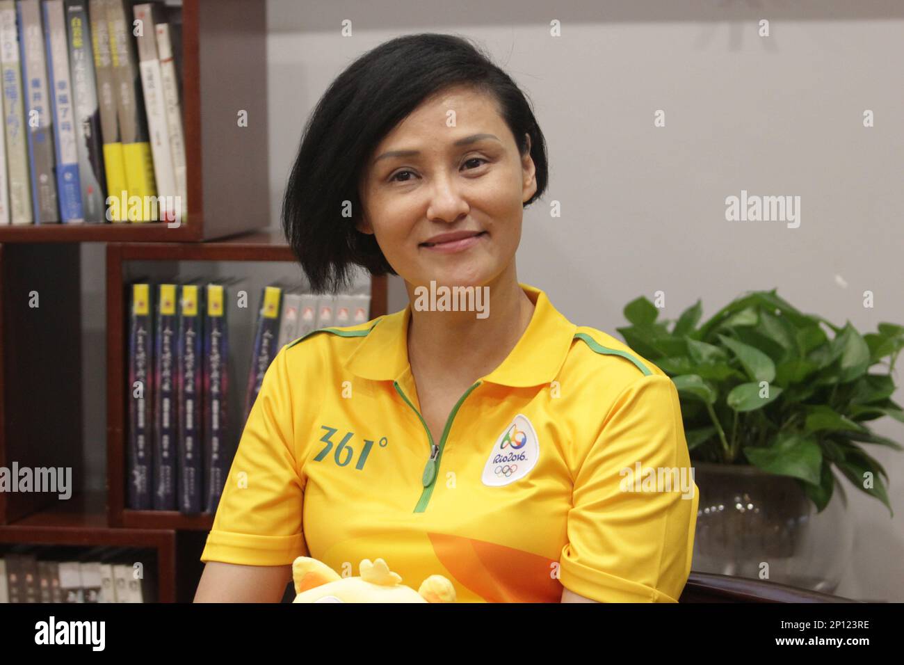 Former Chinese diver Gao Min, who won gold medals in the springboard ...