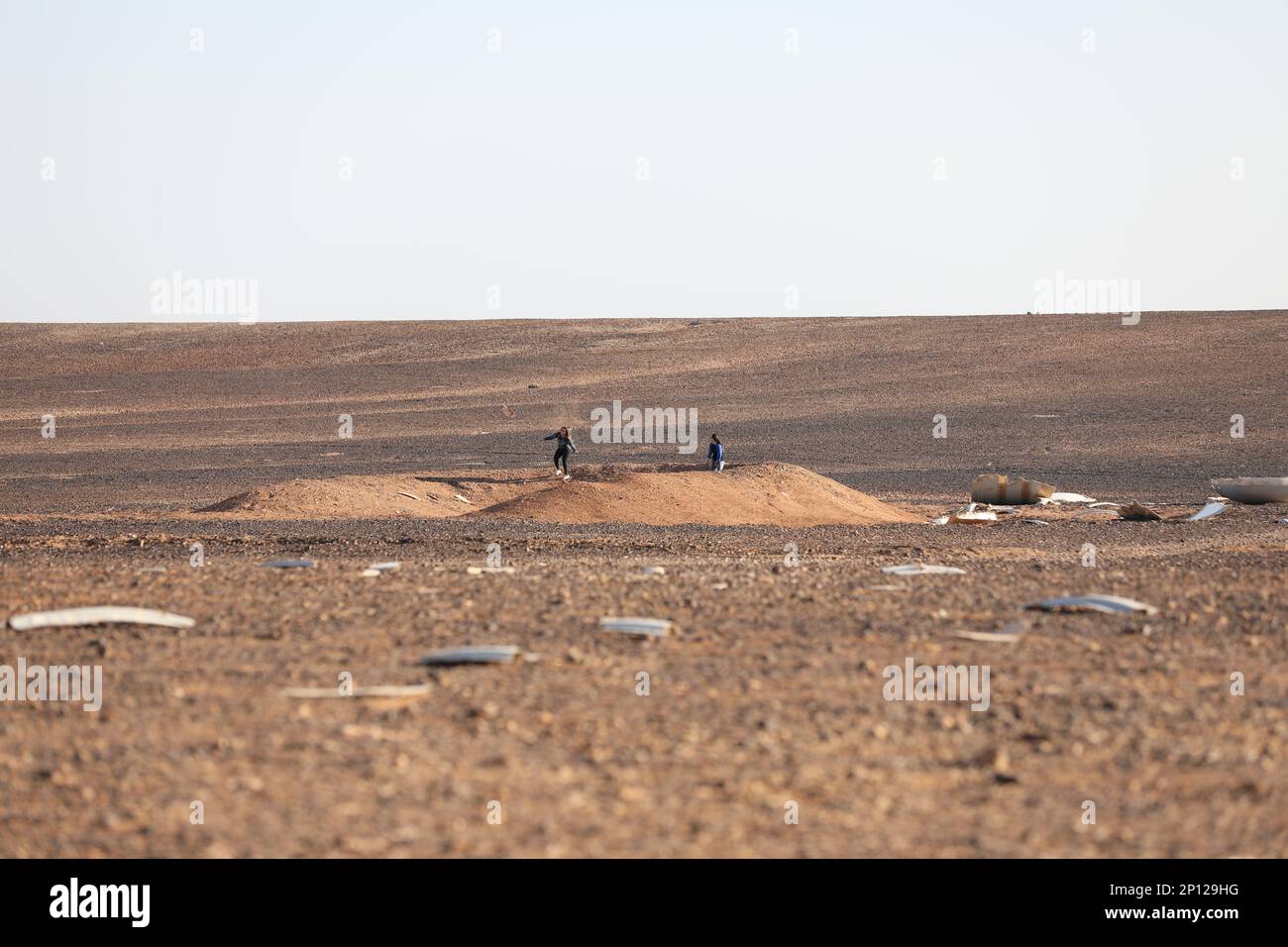 Two U.S. military service members, assigned to the Combined Special ...