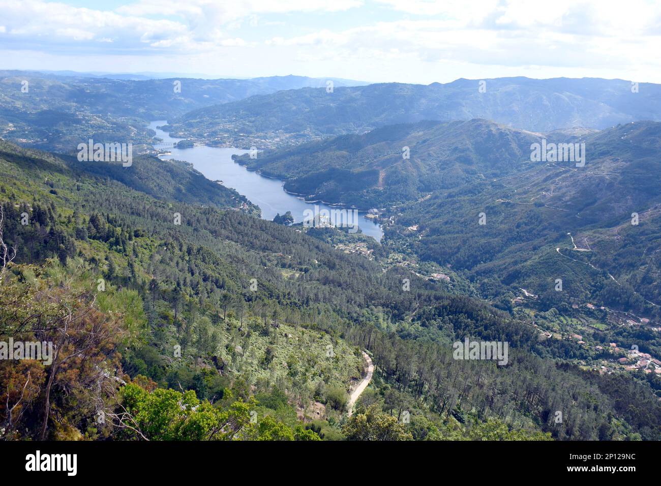 Miradouro da Pedra Bela, penada geres national park, portugal Stock ...