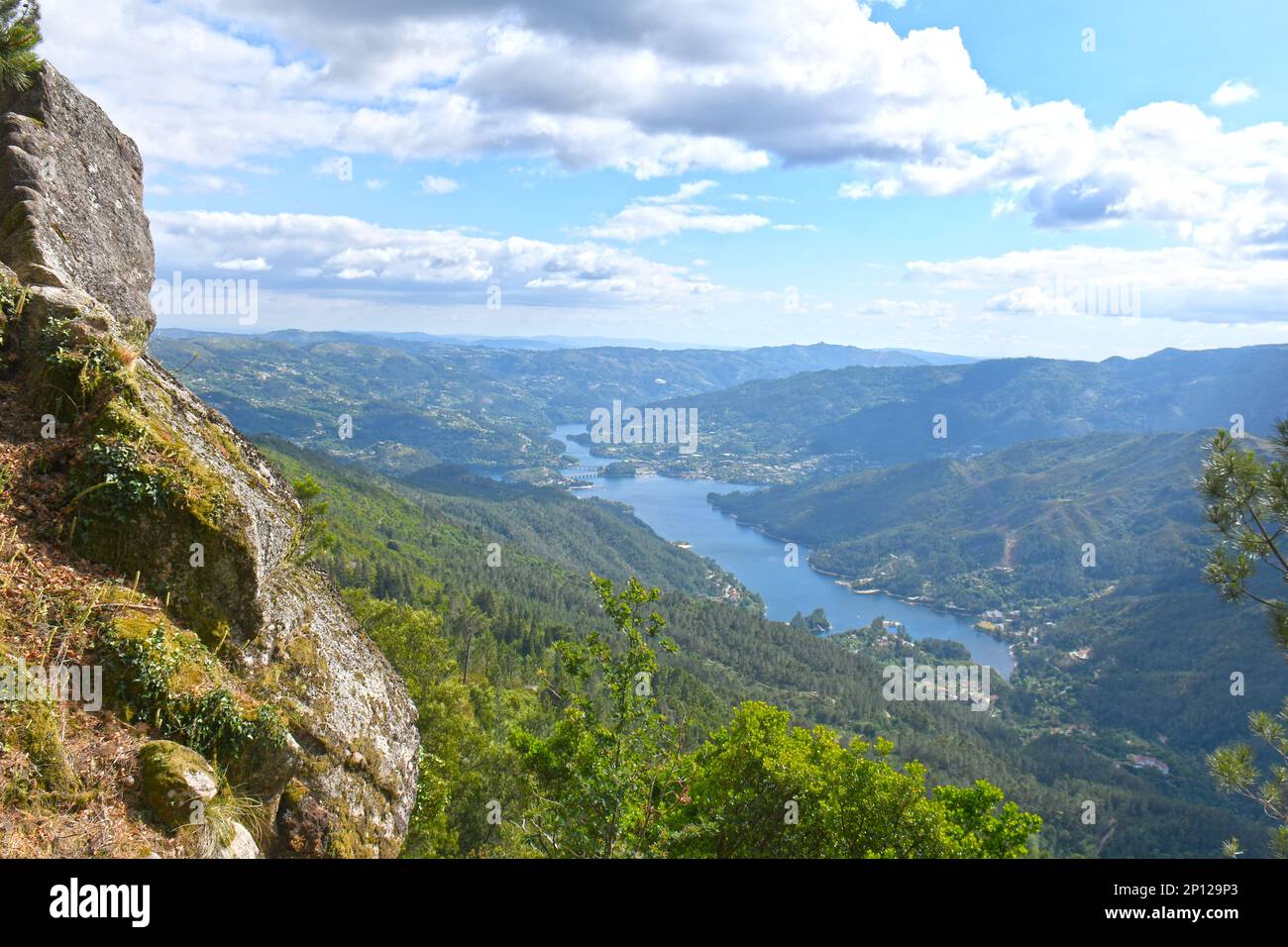 Miradouro da Pedra Bela, penada geres national park, portugal Stock ...