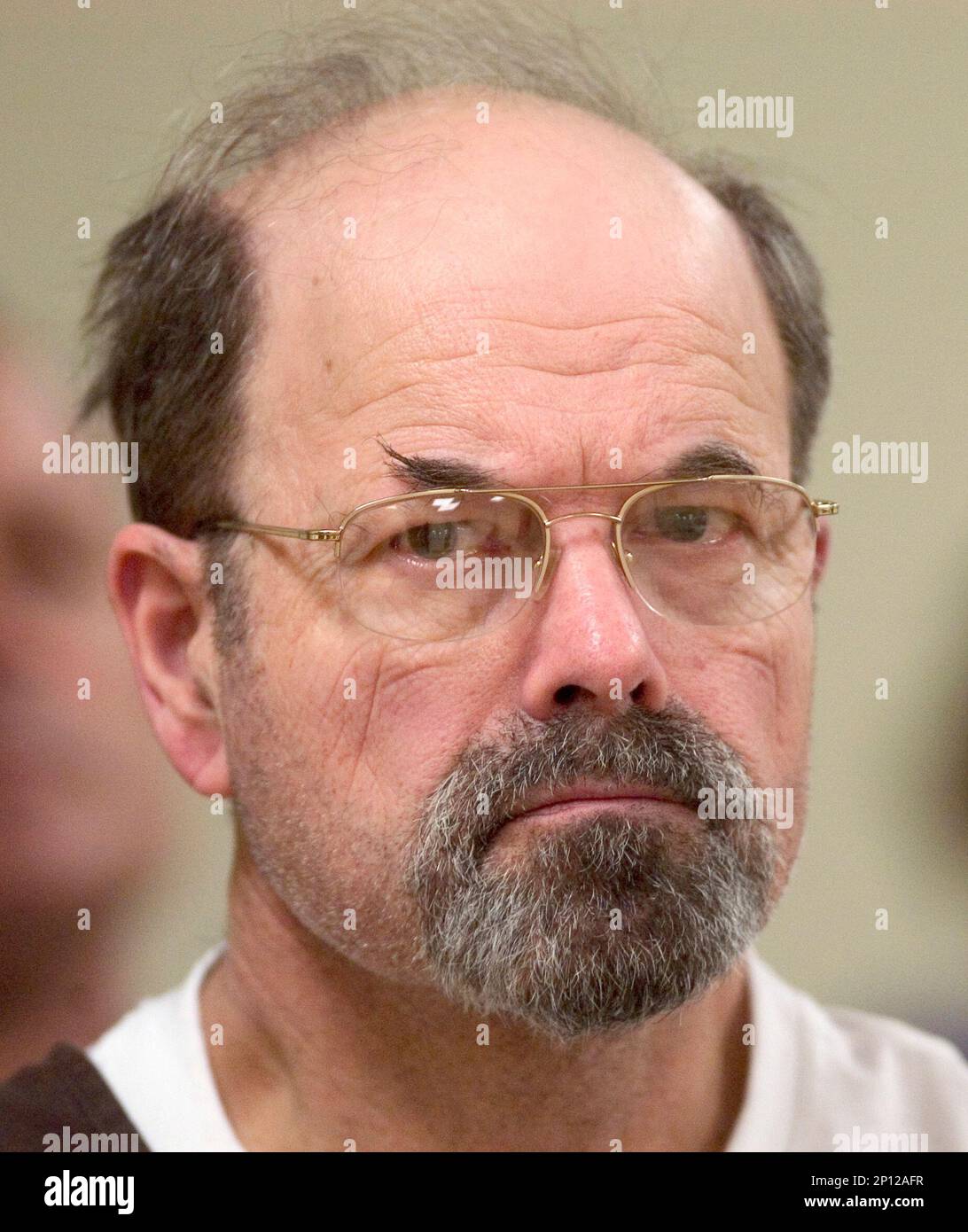 FILE - In this Oct. 12, 2005, file photo, convicted BTK killer Dennis ...