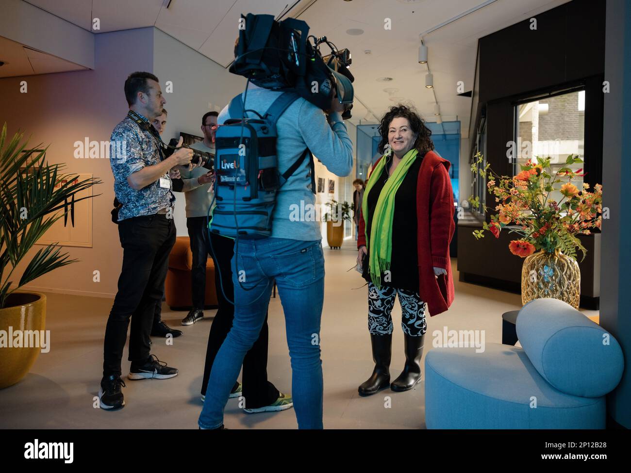 THE HAGUE - Caroline van der Plas (BBB) prior to a NOS radio debate in ...