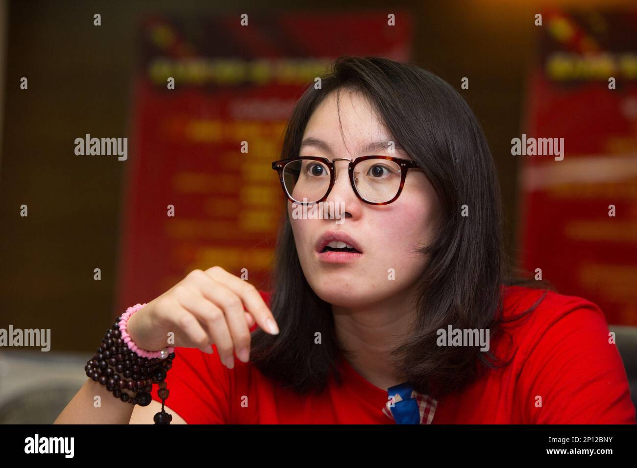 Chinese swimmer Fu Yuanhui who won the bronze medal in the women's 100m ...