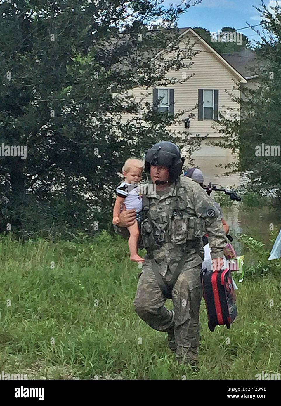 In this Aug. 15, 2016, photo, provided by the U.S. Army National Guard ...
