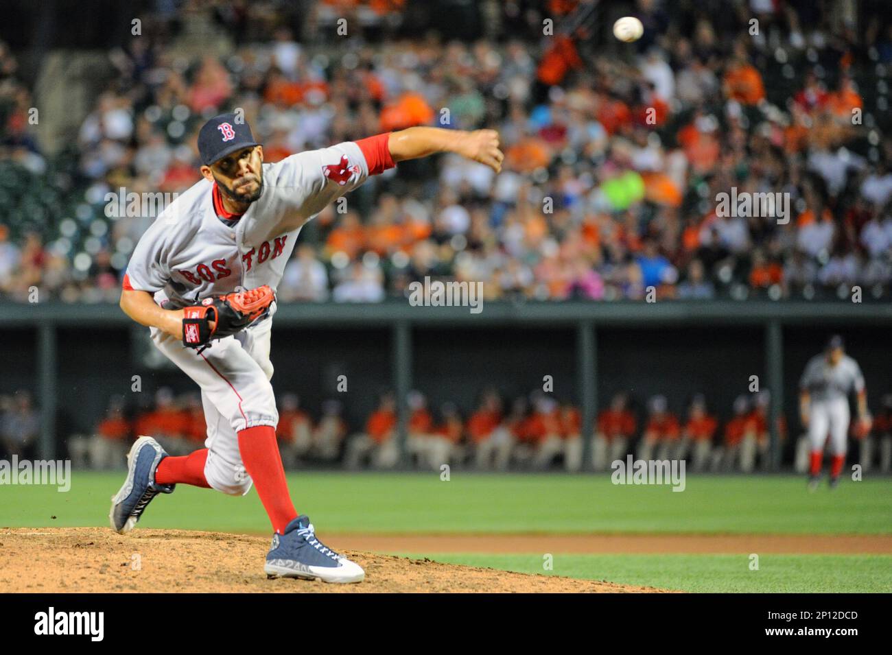 17 August 2016: Boston Red Sox starting pitcher David Price (24 ...