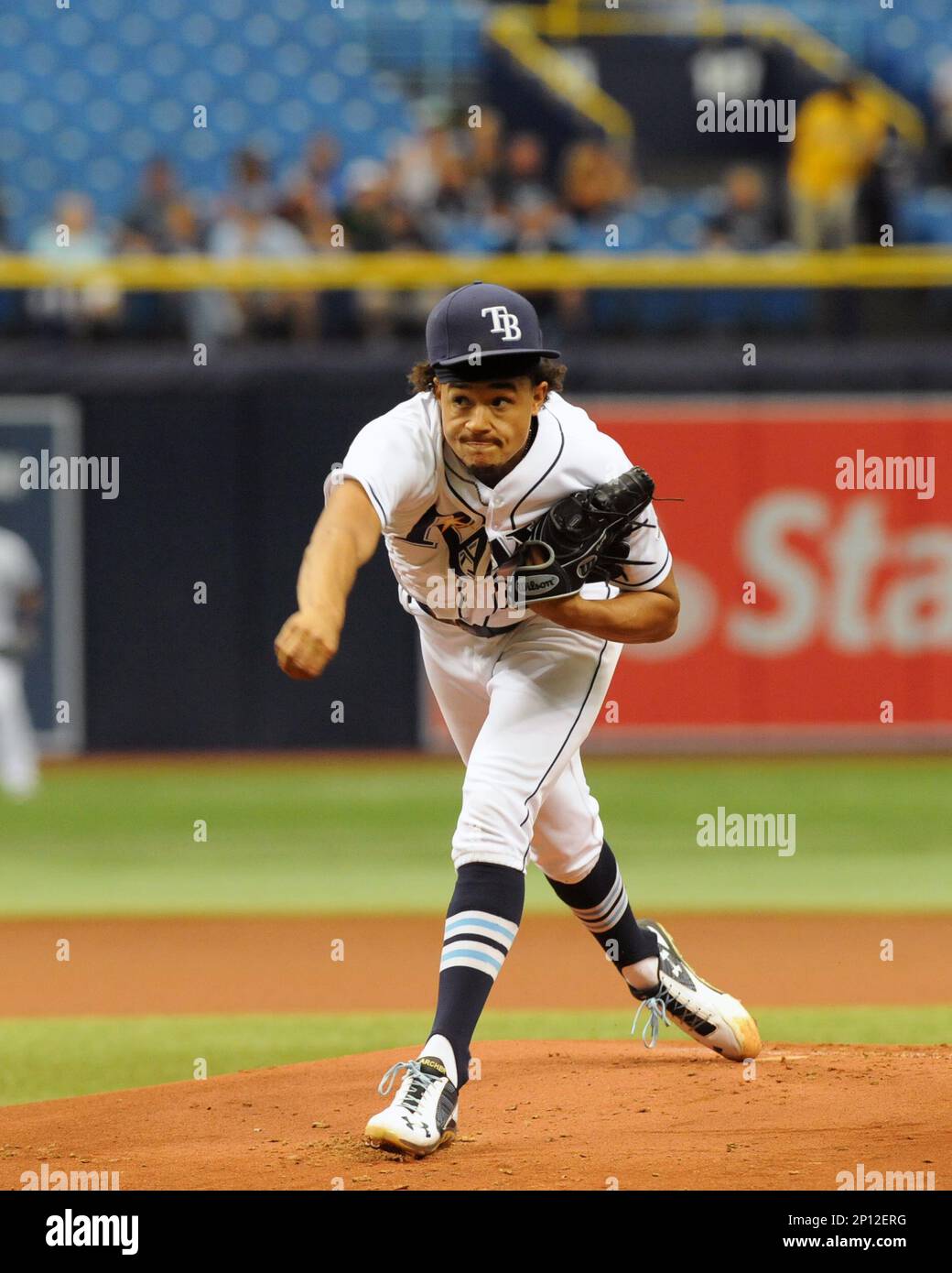 Tampa Bay Rays pitcher Chris Archer (22) starts against the San Diego ...