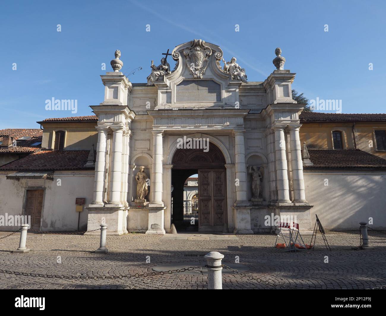 La Certosa former monastery and mental hospital in Collegno, Italy ...