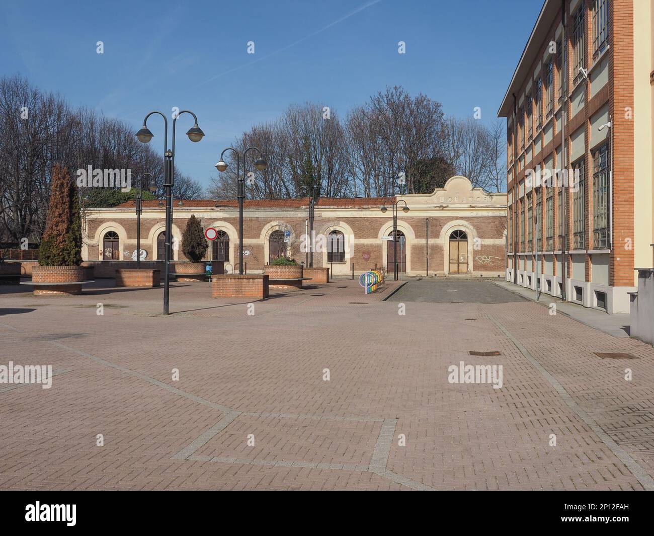 COLLEGNO, ITALY - CIRCA JANUARY 2023: La Certosa former mental hospital ...