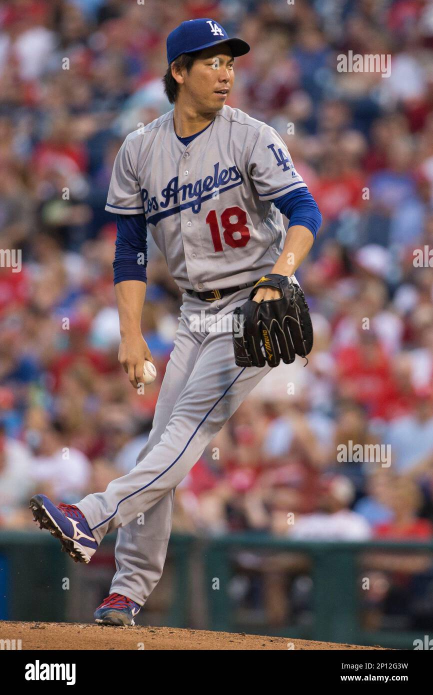 August 16, 2016: Los Angeles Dodgers starting pitcher Kenta Maeda (18 ...
