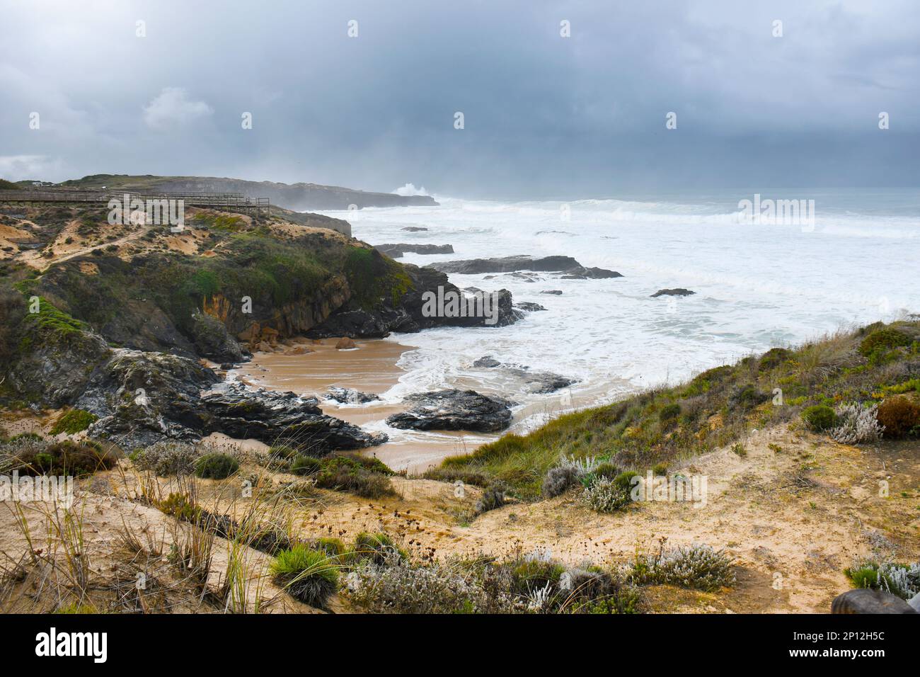 Praia do Malhao beach, Alentejo, Natural Park, portugal Stock Photo - Alamy
