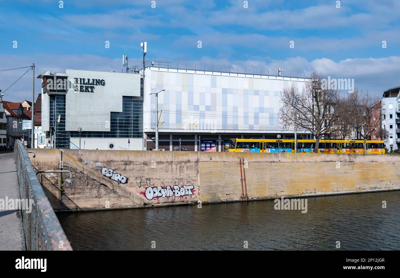 The building of Rilling Sekt sparkling wine Stock Photo - Alamy