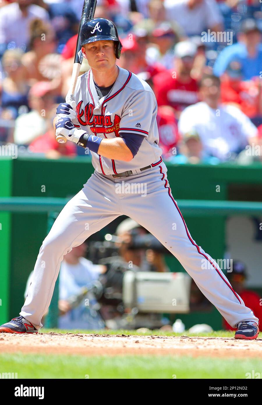 August 14 2016: Atlanta Braves second baseman Gordon Beckham (7) during ...
