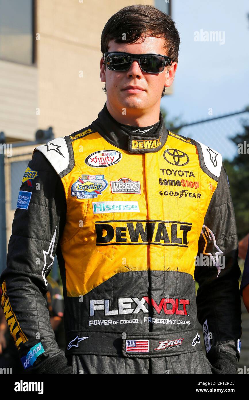 Erik Jones, DeWalt Toyota Camry during qualifying for the NASCAR ...