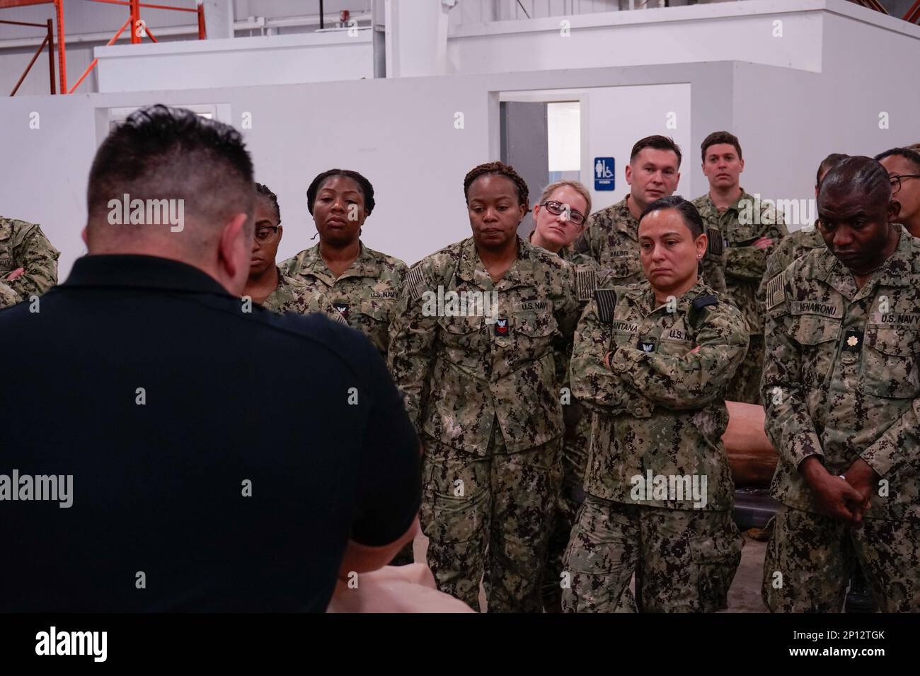 U.S. Navy hospital corpsmen attend a Tactical Combat Casualty Care ...