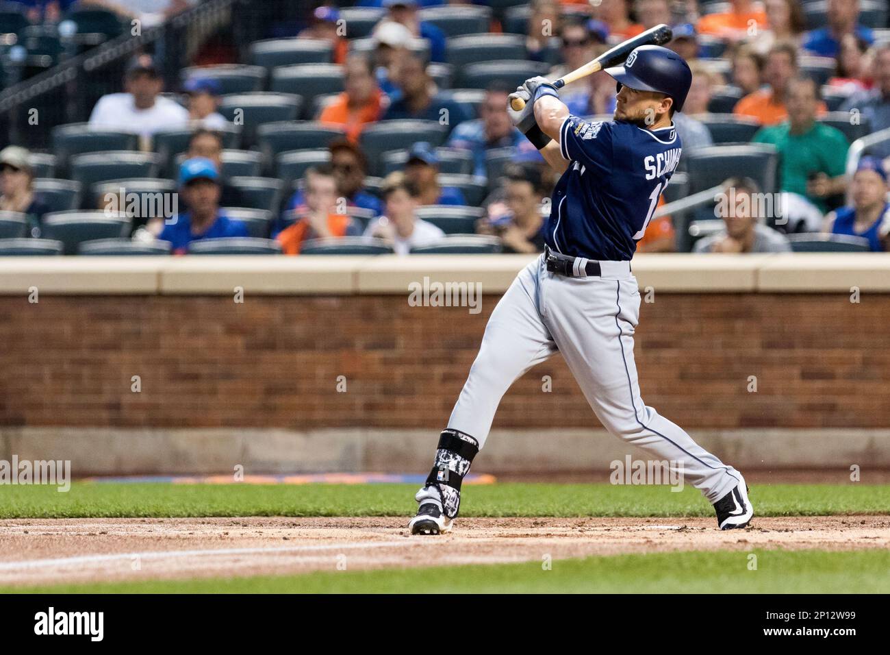 August 12, 2016: San Diego Padres second baseman Ryan Schimpf (11 ...