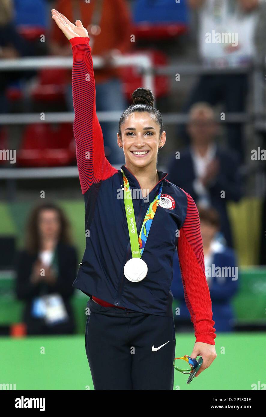 August 11, 2016 - Rio de Janeiro, RJ, Brazil - USA's Alexandra RAISMAN ...