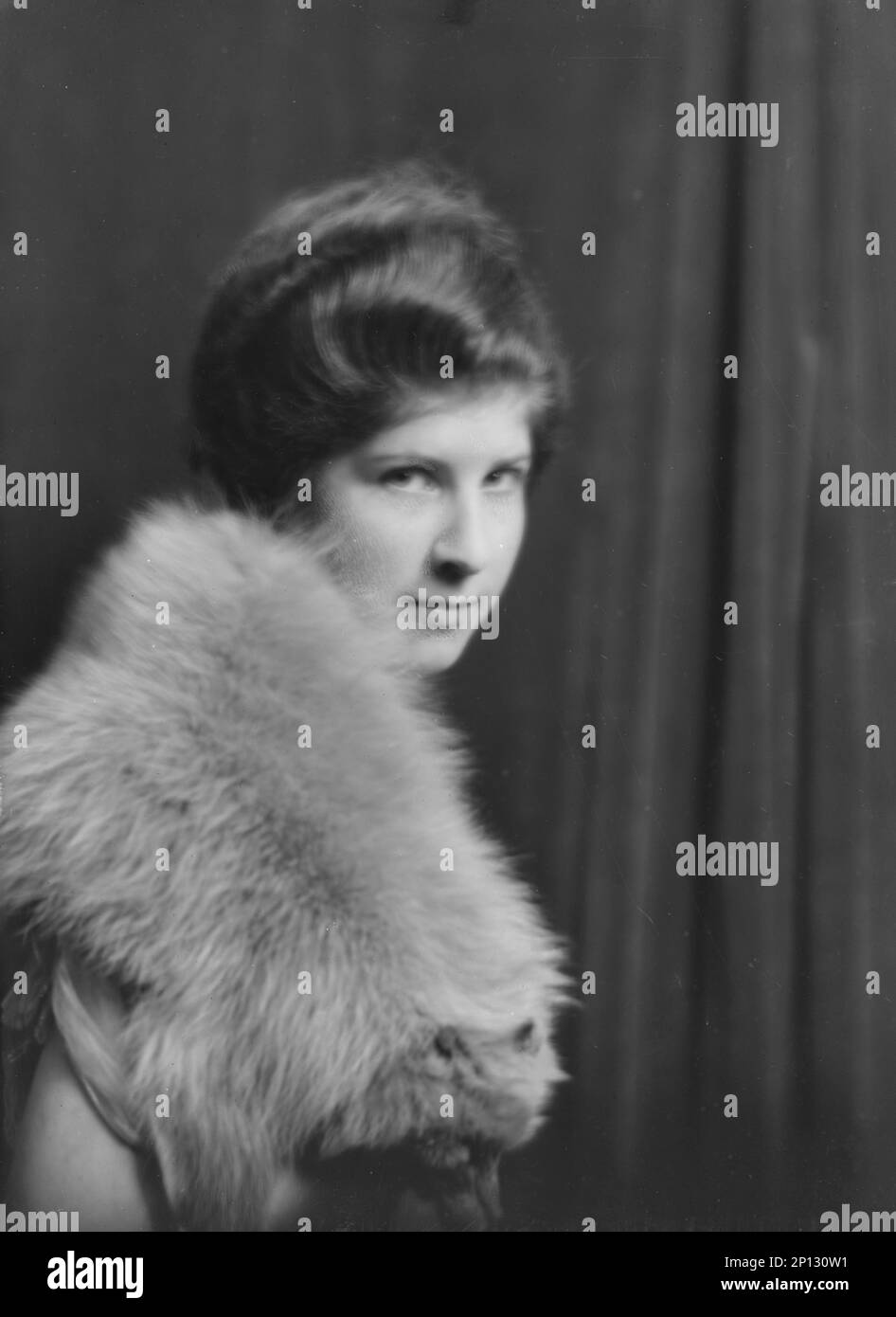 Unidentified woman, possibly Miss Dickey, portrait photograph, 1917 May ...